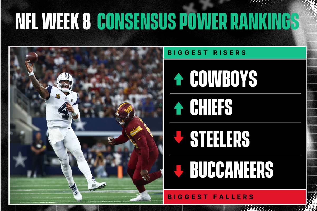 NFL Week 8 Uber Rankings: Who is the Consensus Top Team in the League ...